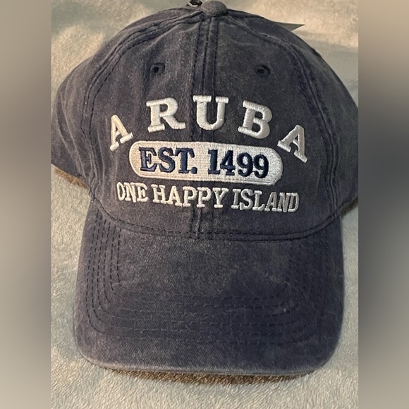 Accessories | Nwt Unisex Hat Aruba Est 1499 One Happy Island | Poshmark